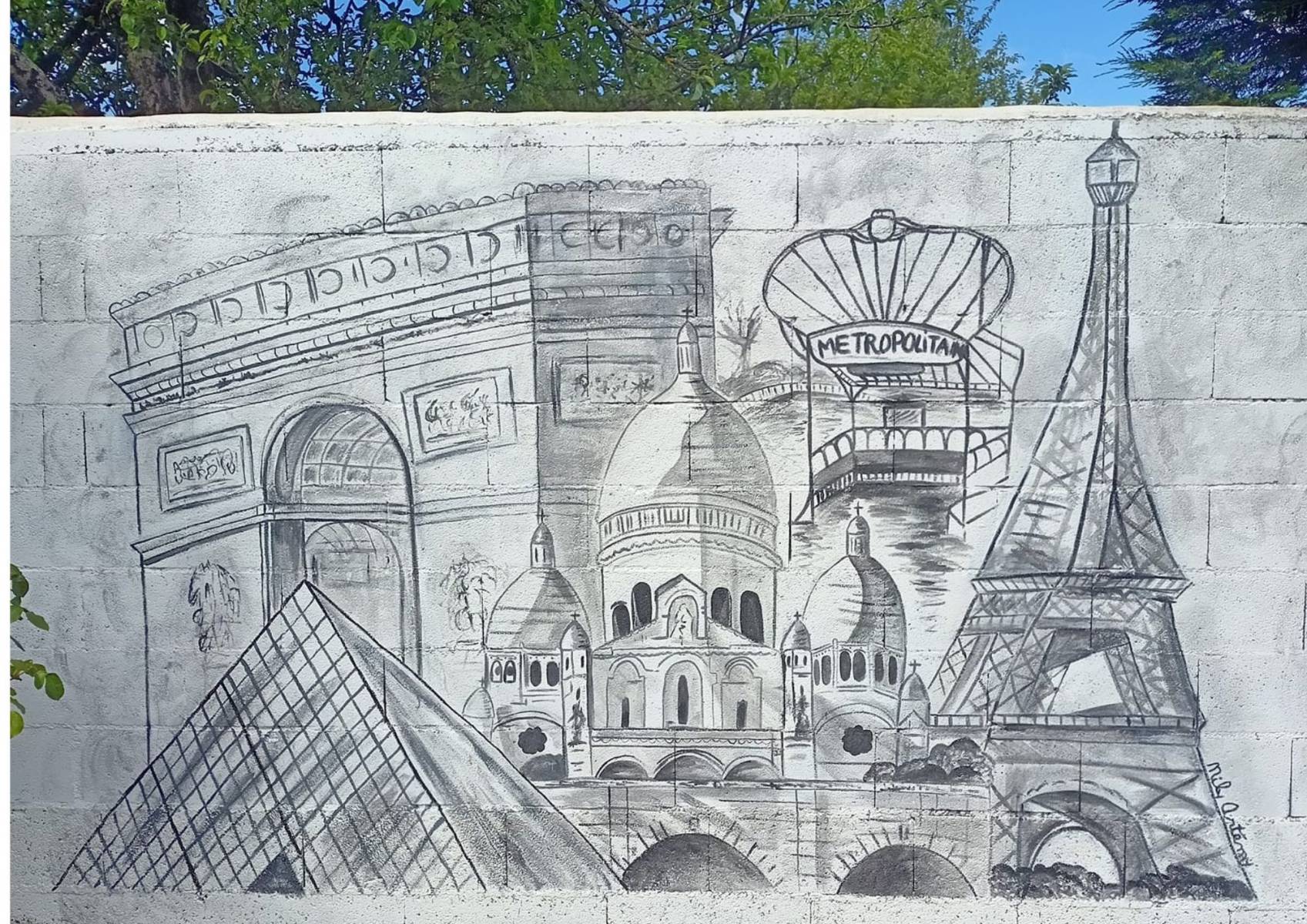 peinture murale maison et jardin les Sables d'Olonne